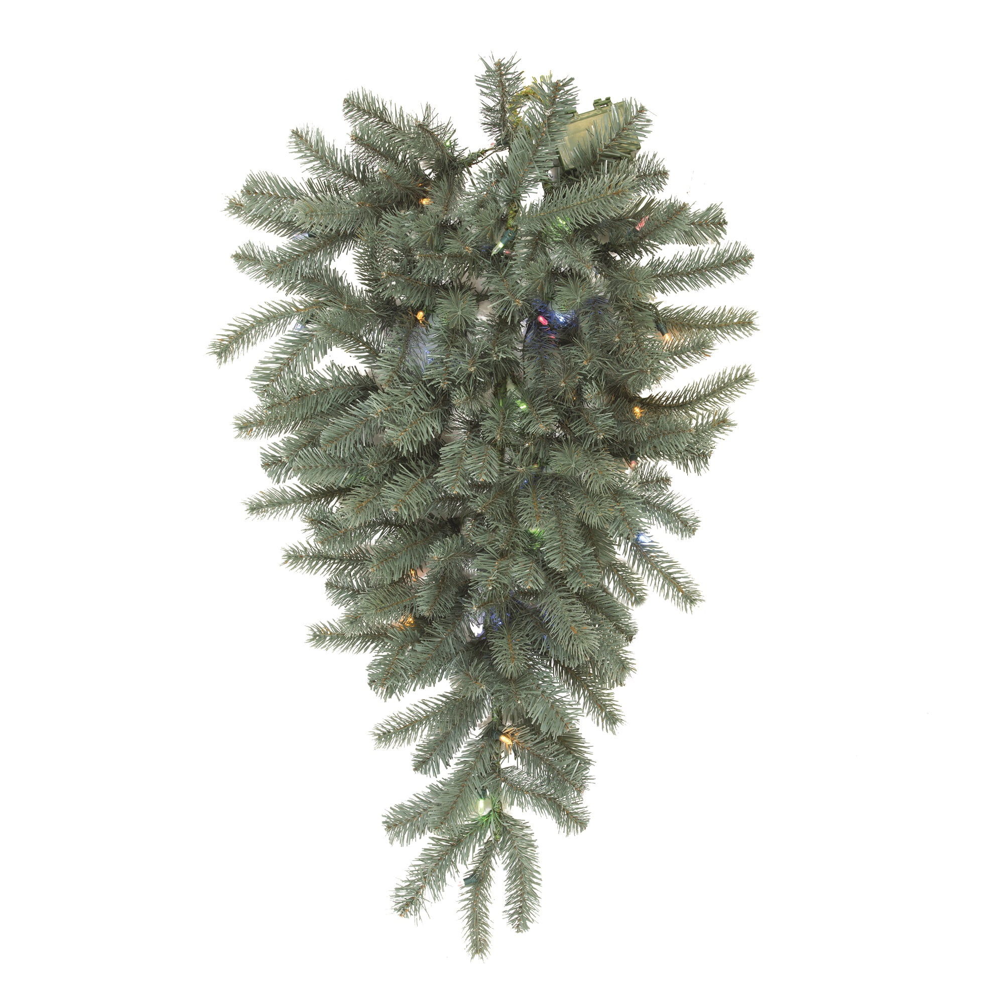 Vickerman 36" Colorado Blue Spruce Artificial Christmas Teardrop ...