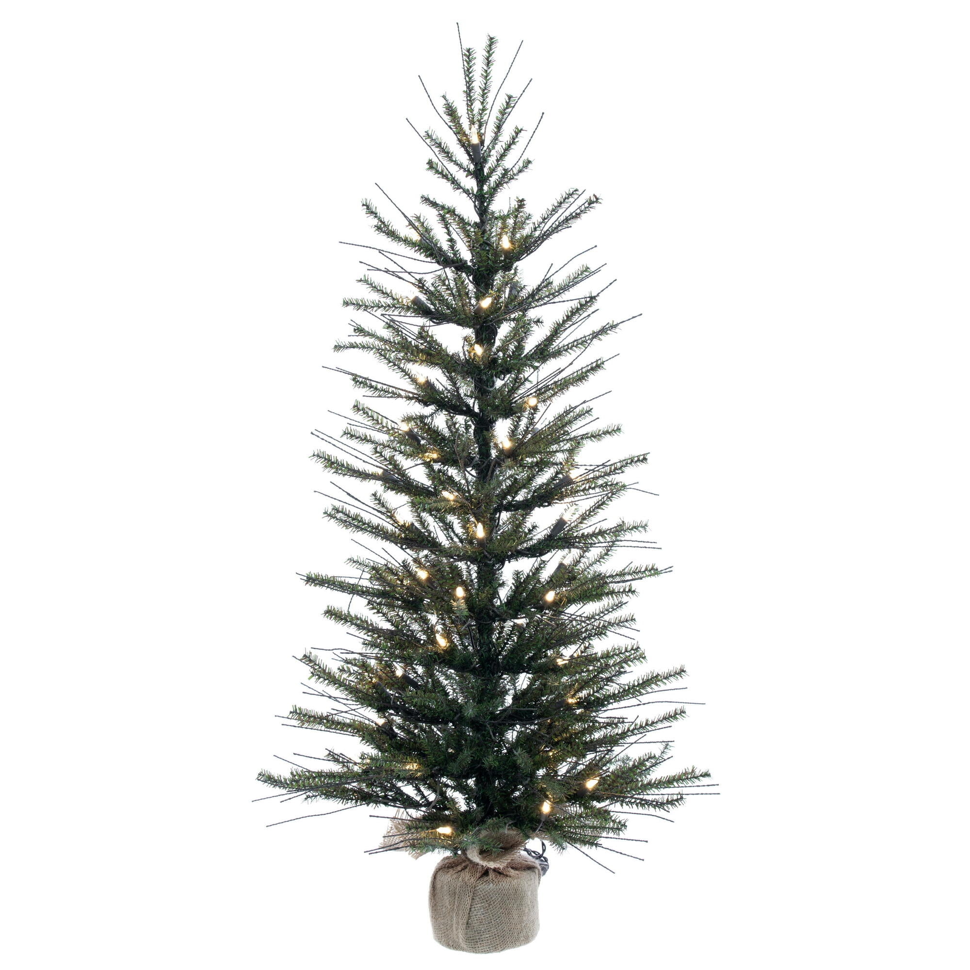 Vickerman 36" Vienna Twig Artificial Christmas Tree, Warm White Dura ...