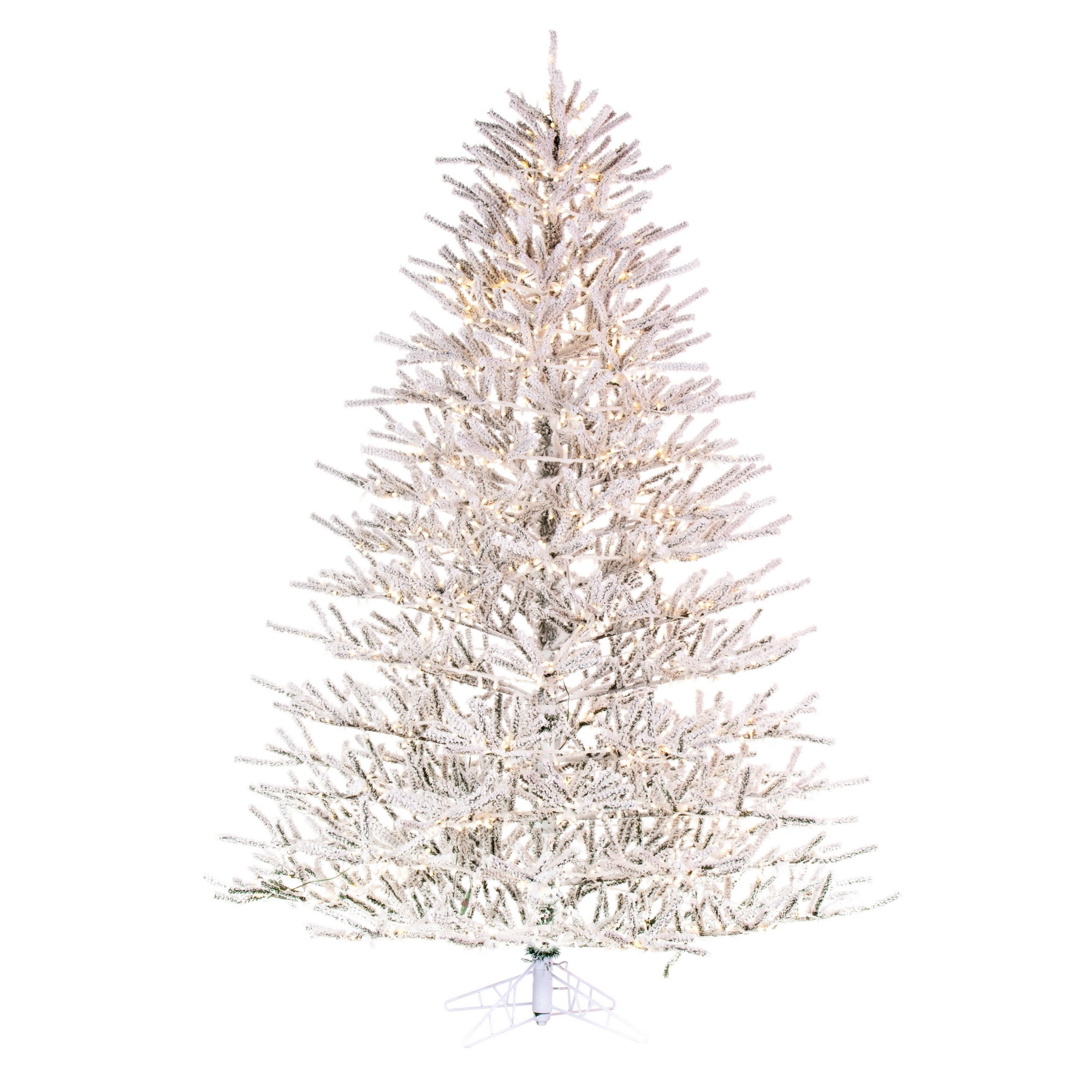 Vickerman 4.5' x 43" Flocked Pistol Pine Artificial Pre-lit Christmas ...