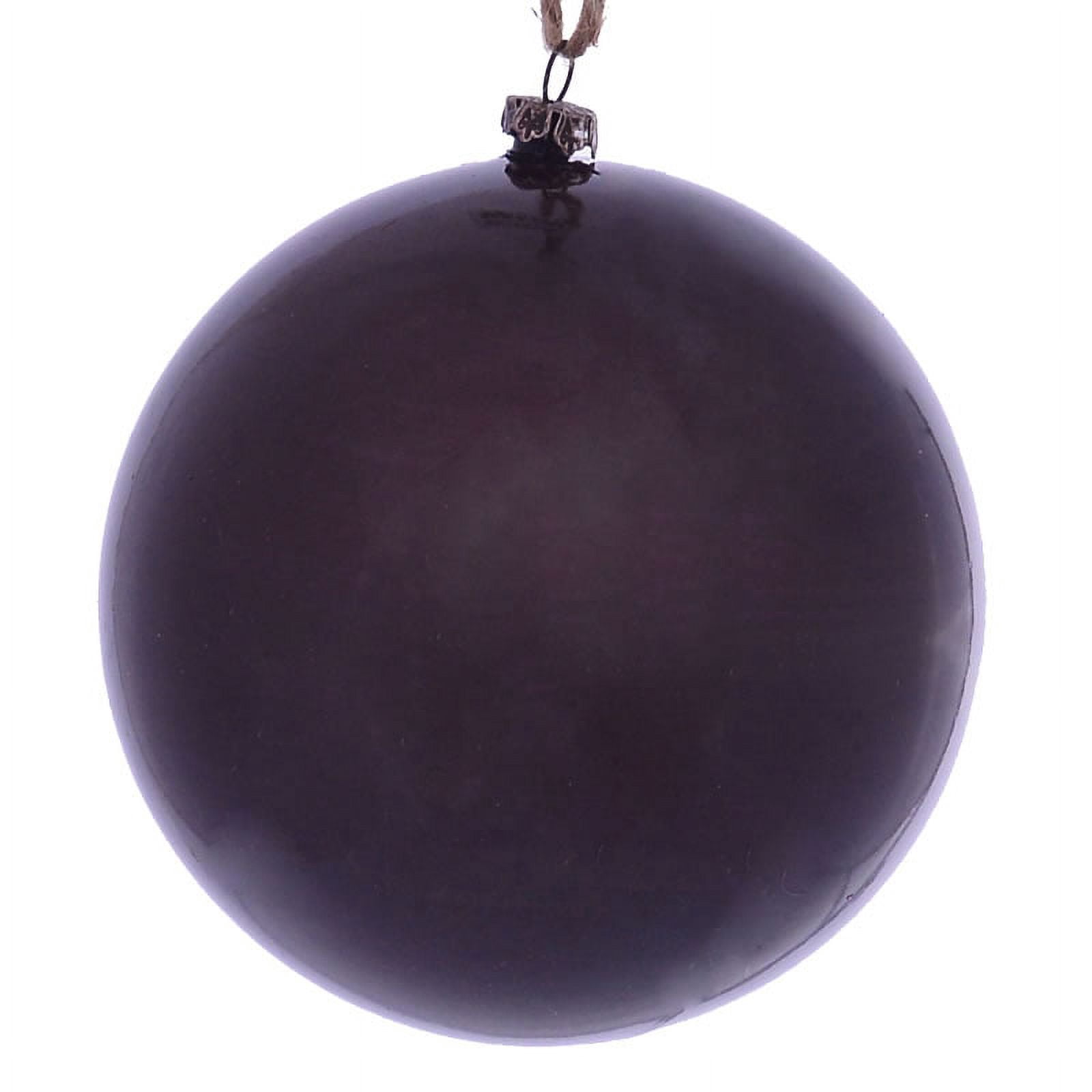 Vickerman 4.75" Plum Wood Grain Ball Ornament. These ornaments are the ...