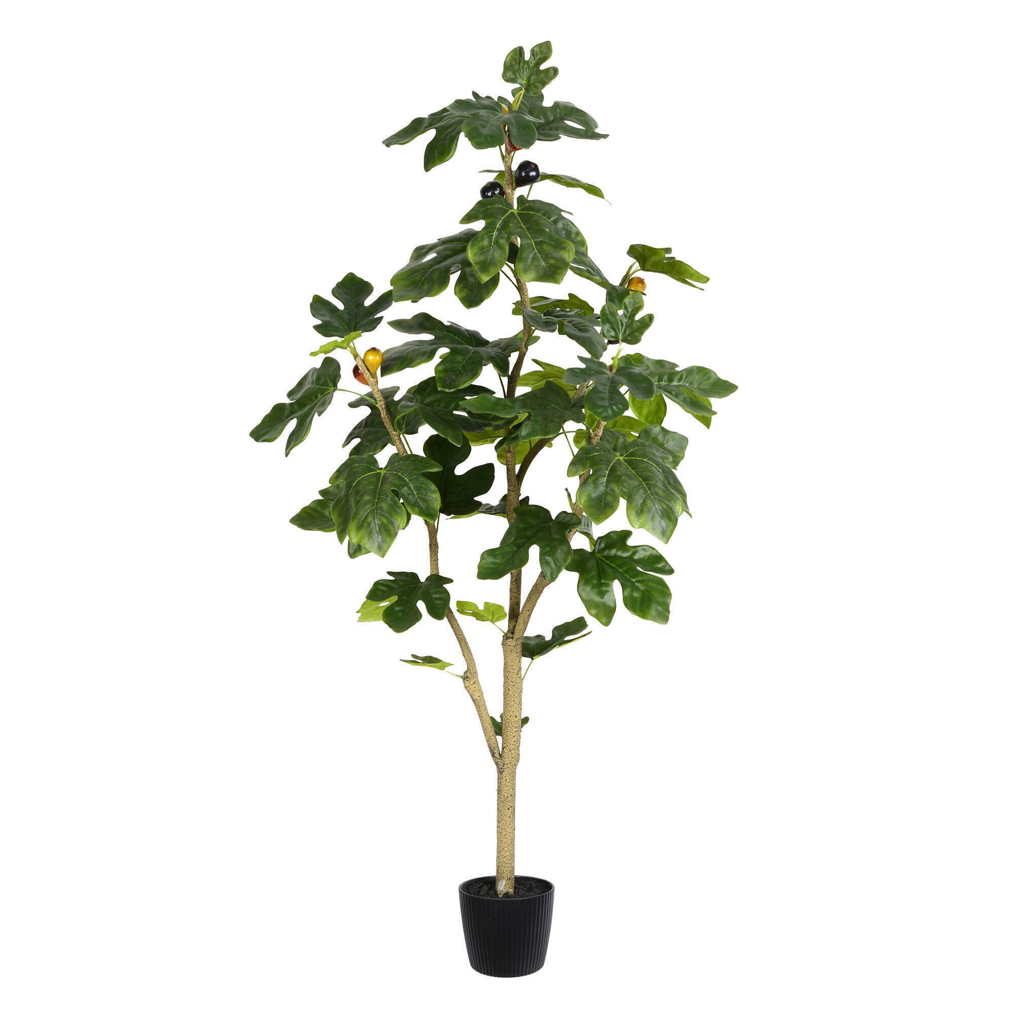 Vickerman 4' Artificial Potted Fig Tree. - Walmart.com