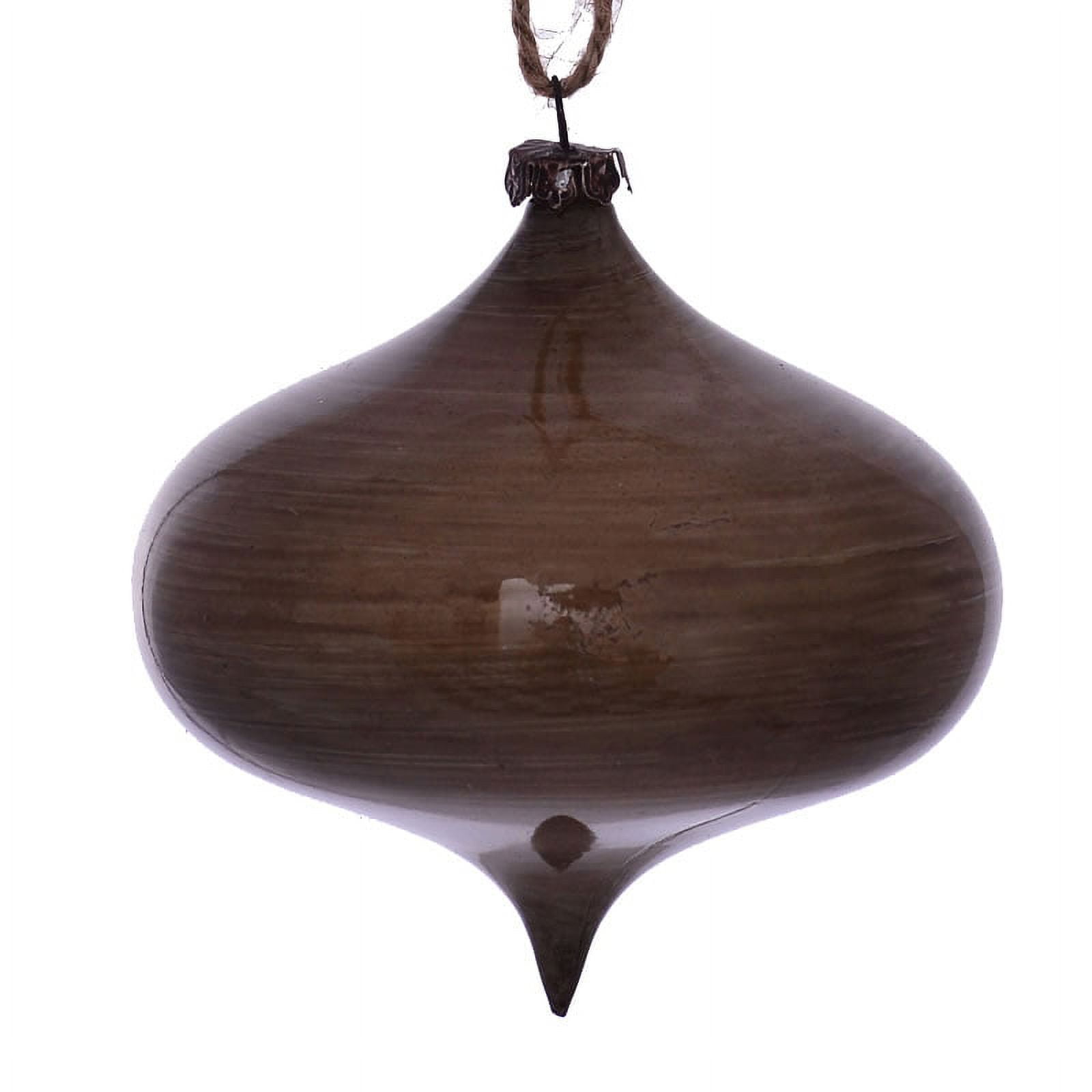 Vickerman 4" Pewter Wood Grain Onion Ornament. These ornaments are the ...