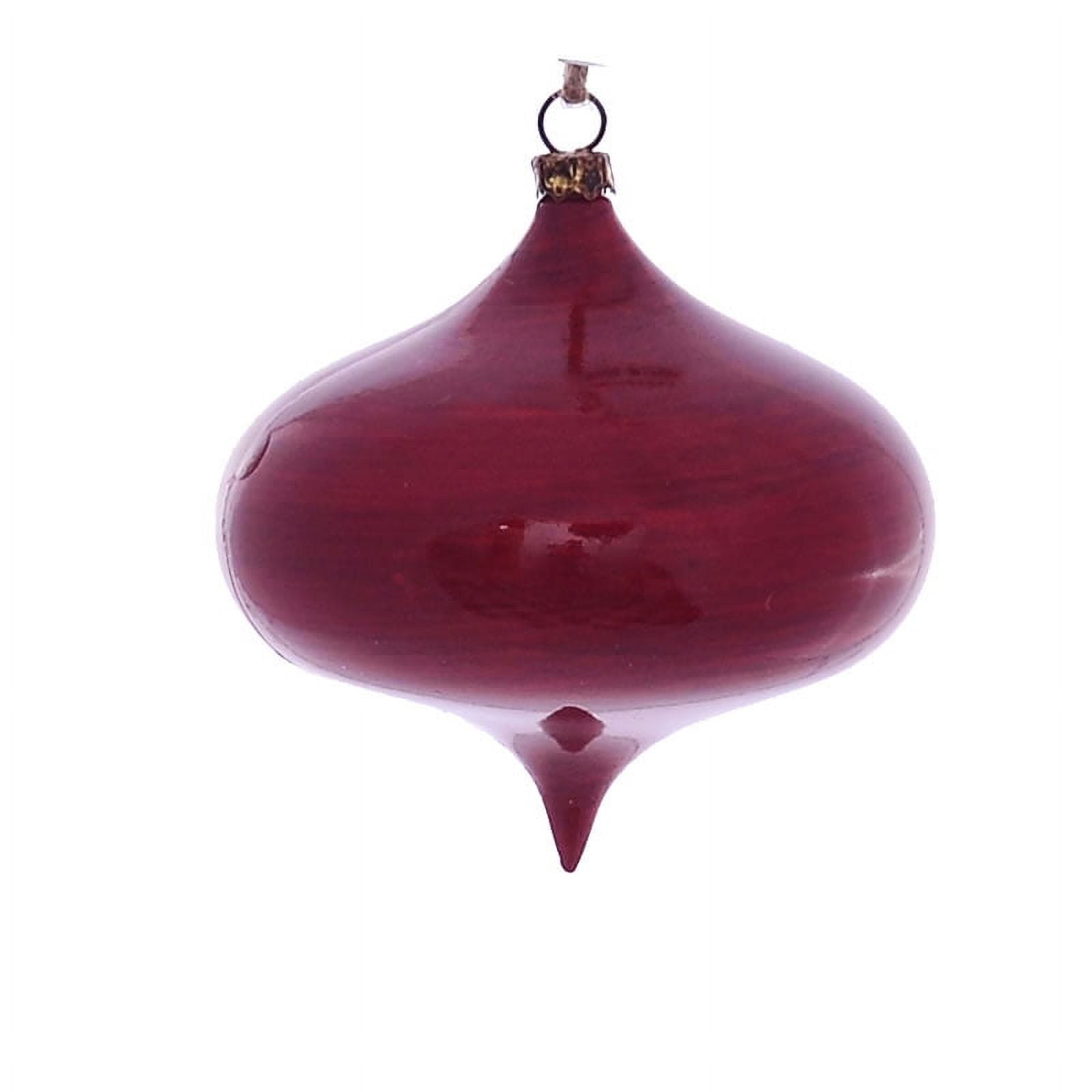 Vickerman 4" Red Wood Grain Onion Ornament. These ornaments are the ...