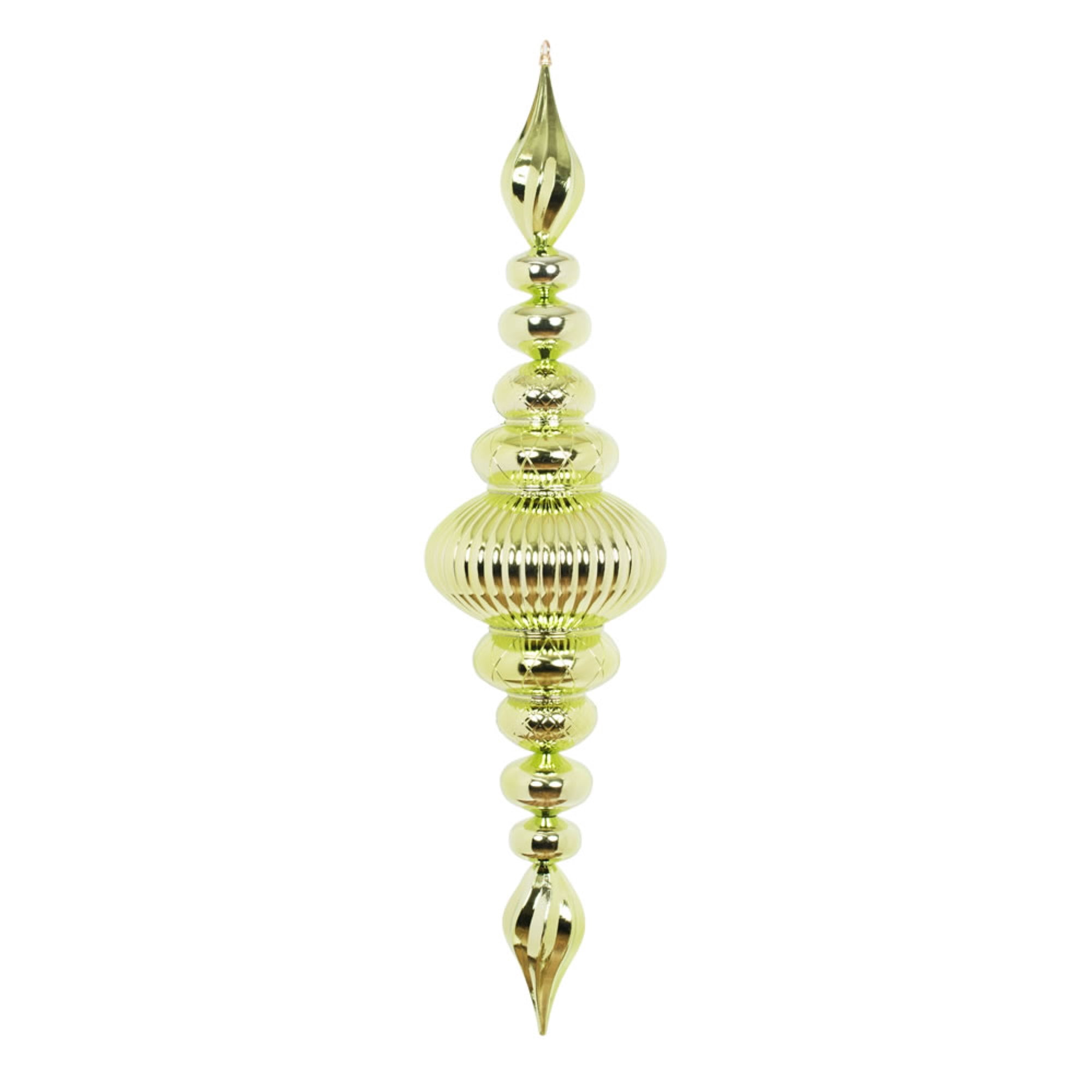Vickerman 41" Celadon Shiny Finial. This large ornament is an eye ...