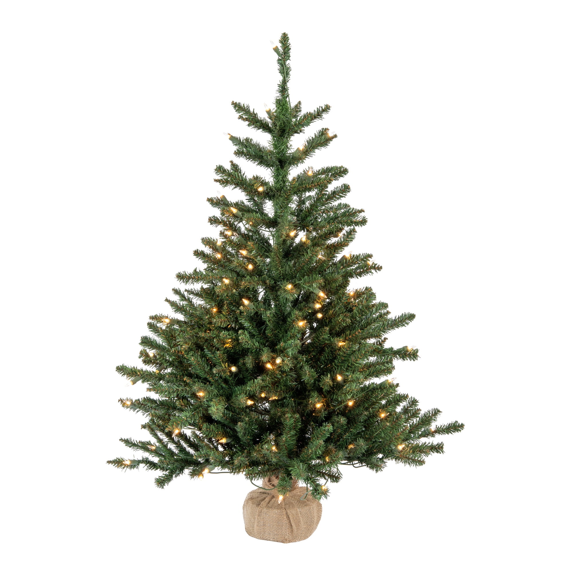 Vickerman 42" Anoka Pine Artificial Christmas Tree, Clear Dura-lit ...