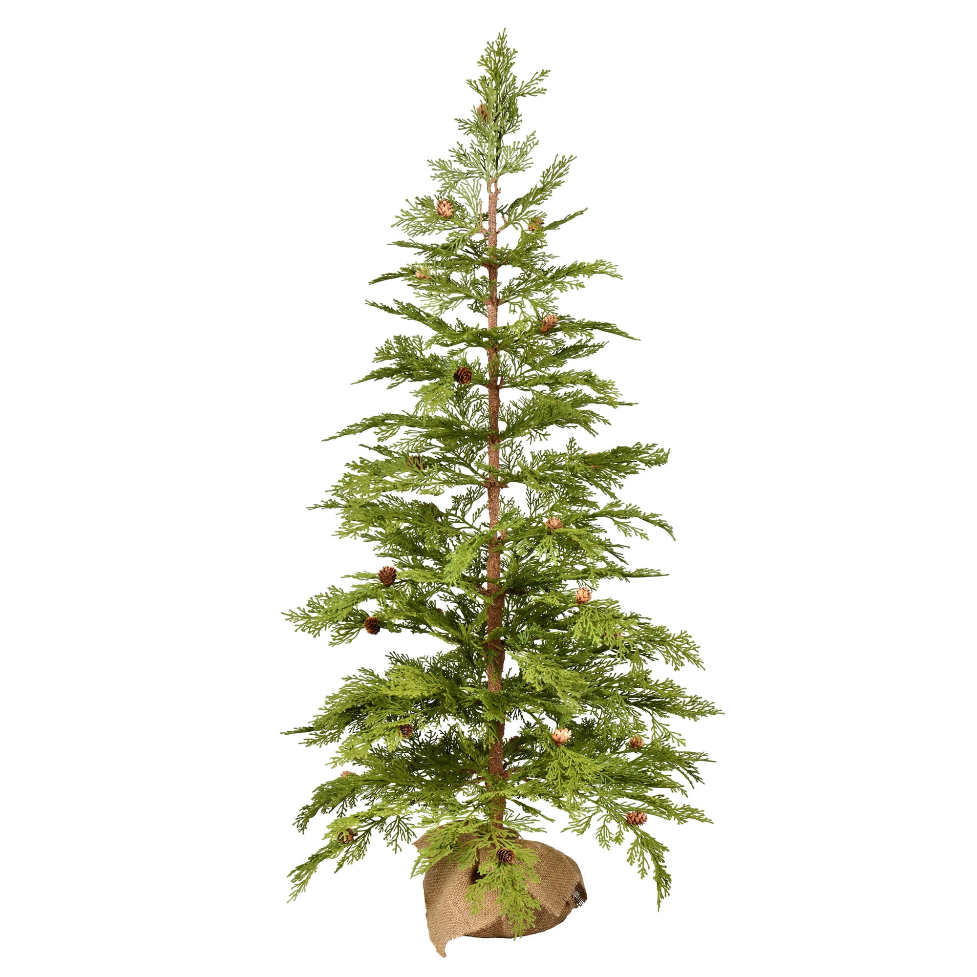 Vickerman 48" Cedar Pine Artificial Christmas Tree, Unlit - Walmart.com