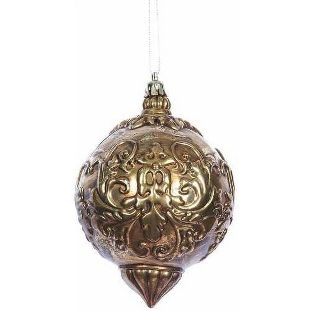 Vickerman 5" Sculpted Christmas Ornaments, Pack of 4 - Walmart.com