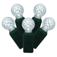 Vickerman 70 Green M5 LED Icicle Light on White Wire, 9' Christmas ...