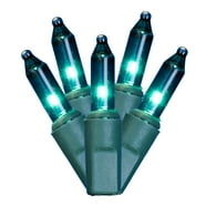 Vickerman 70 Green Twinkle M5 LED Icicle Light on White Wire, 9 ...