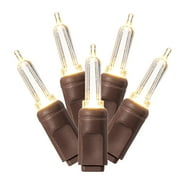 Vickerman 70 Green M5 LED Icicle Light on White Wire, 9' Christmas ...