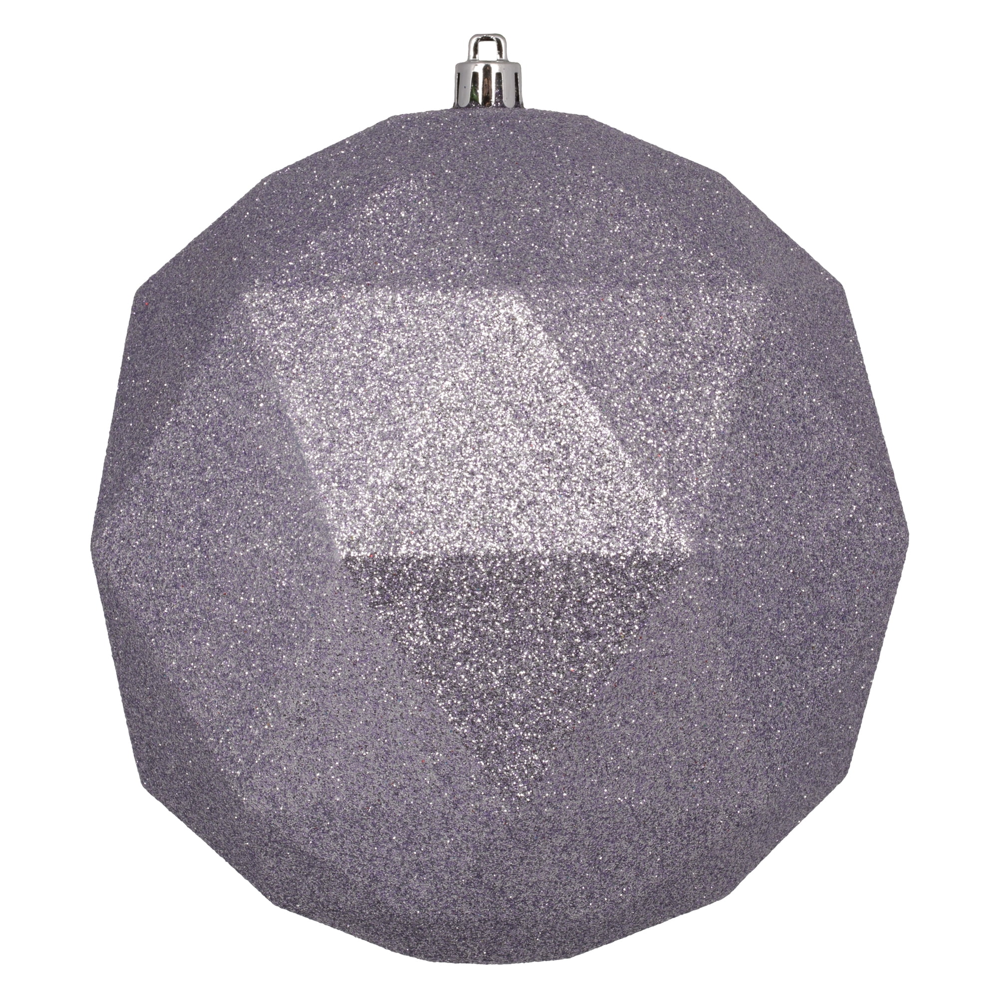 Vickerman 6" Lilac Glitter Geo Ball 4/Bg - Walmart.com