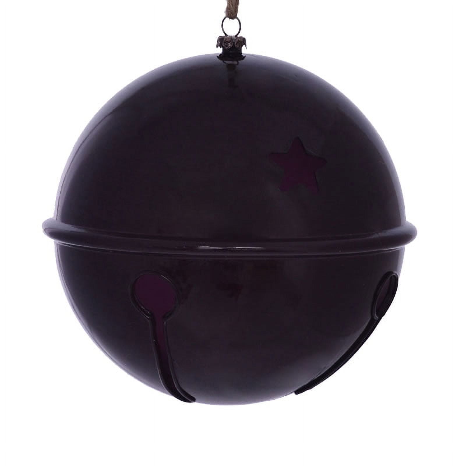 Vickerman 6" Plum Wood Grain Bell Ornament. These ornaments are the ...