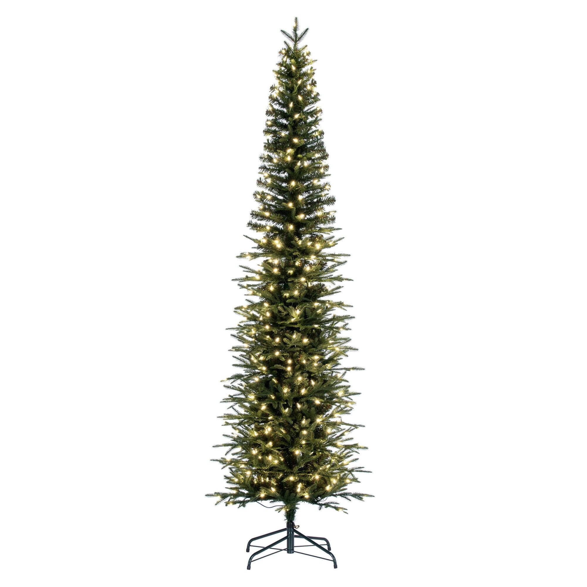 Vickerman 7.5' Bixley Pencil Fir Pre-lit Artificial Christmas Tree with ...
