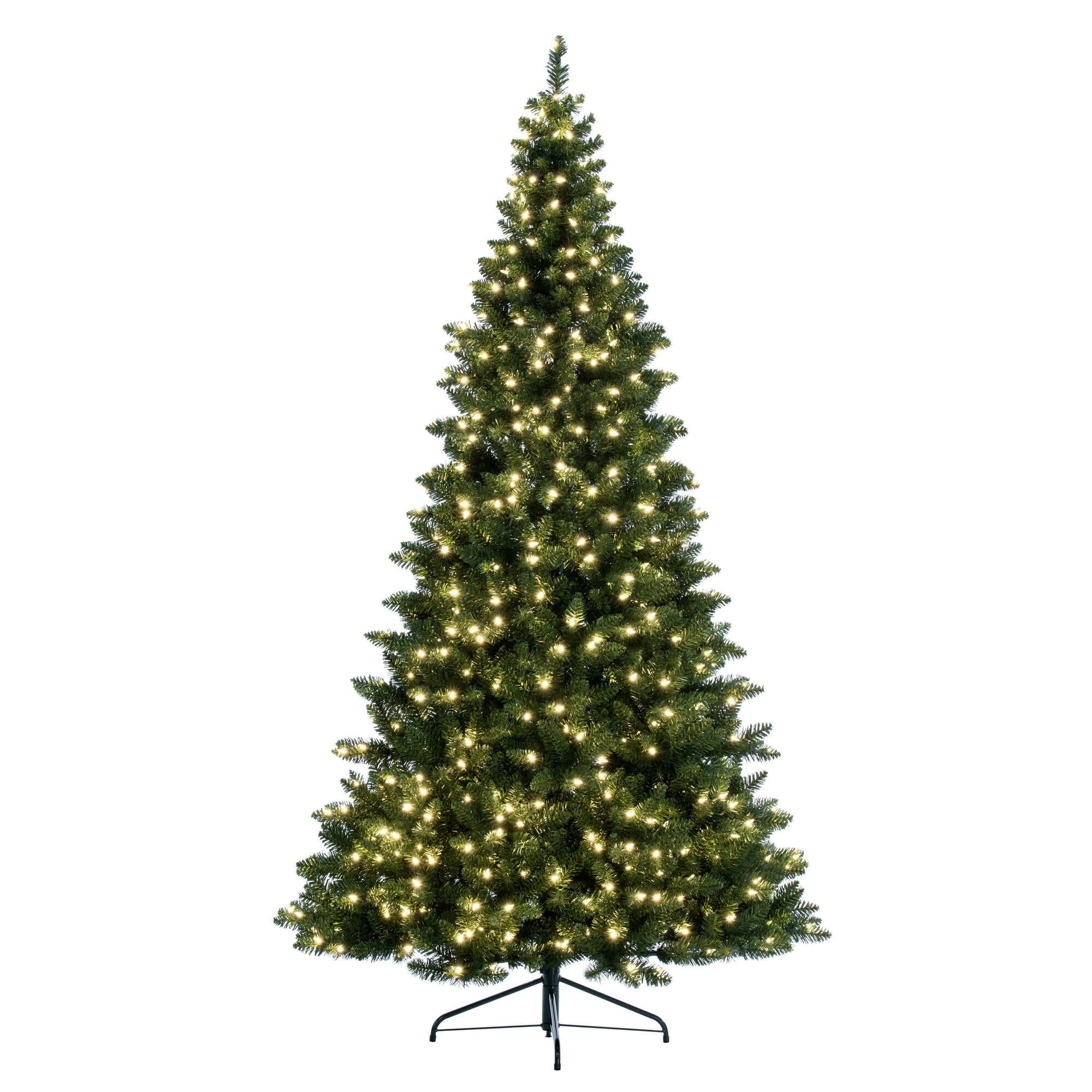 Vickerman 7.5' x 50" Chapel Pine Artificial Christmas Half Tree, Warm ...