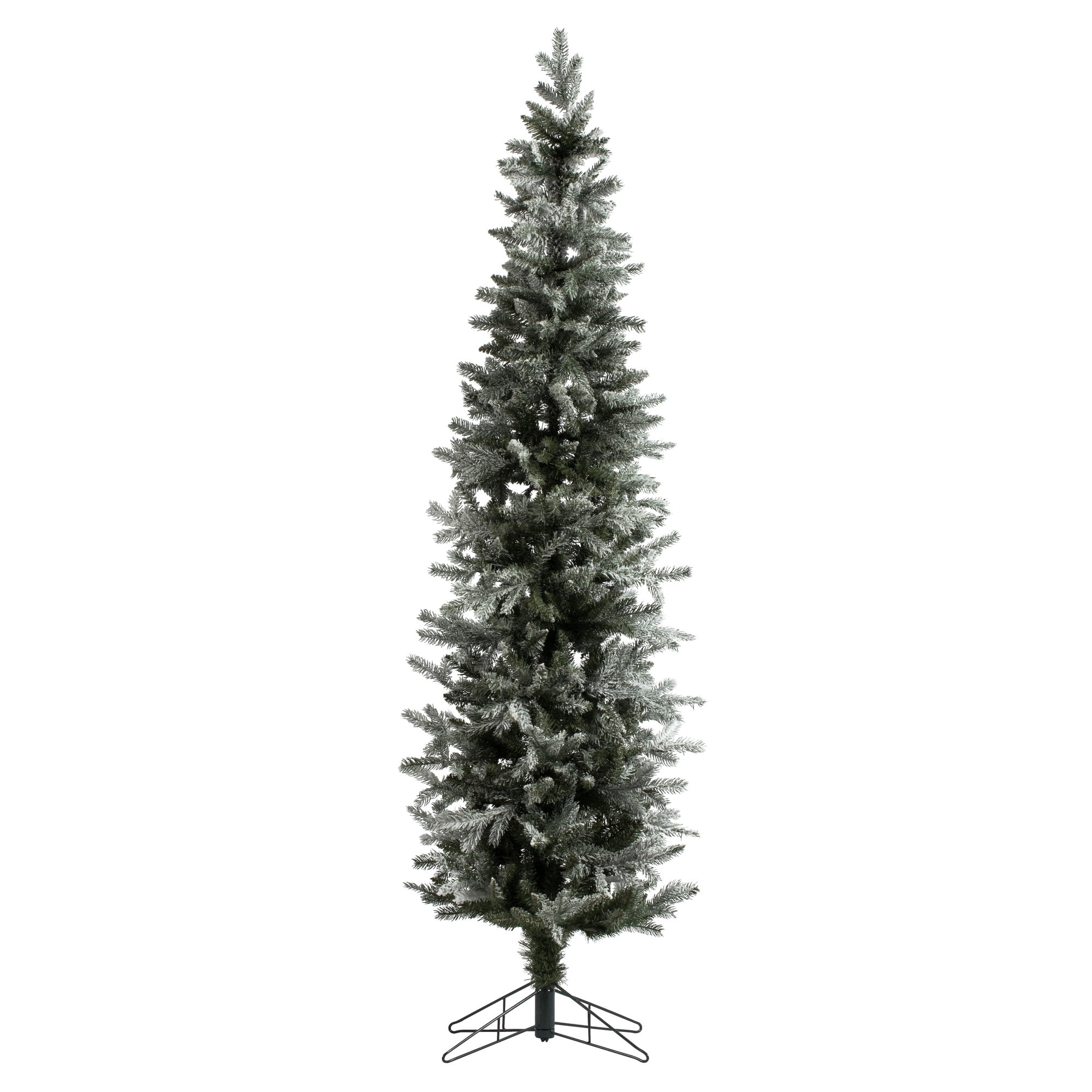 Vickerman 7' Frosted Glitter Tannenbaum Pine Artificial Christmas Tree ...