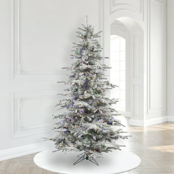 Vickerman Artificial Christmas Tree 24" x 18" Mocha Tinsel Tree 231 ...