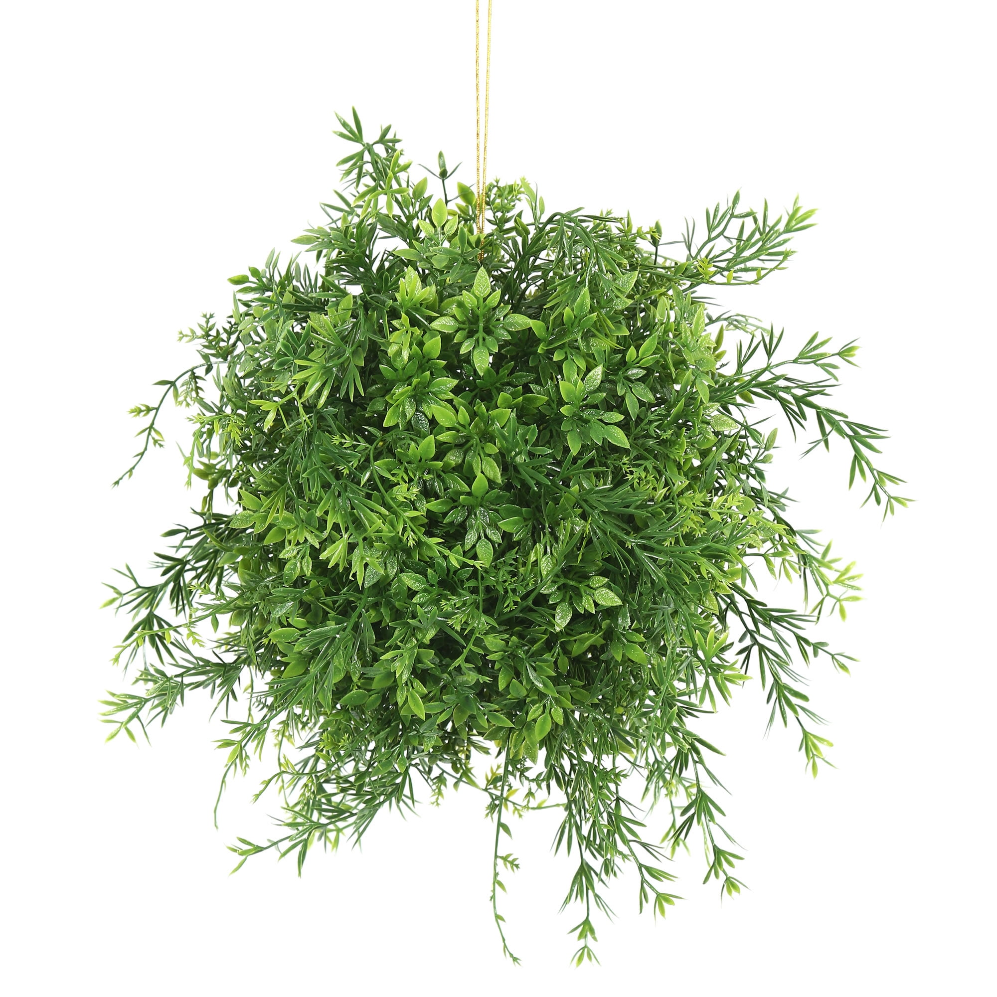 Vickerman 8" Artificial Green Mini Bamboo Leaf Ball. - Walmart.com
