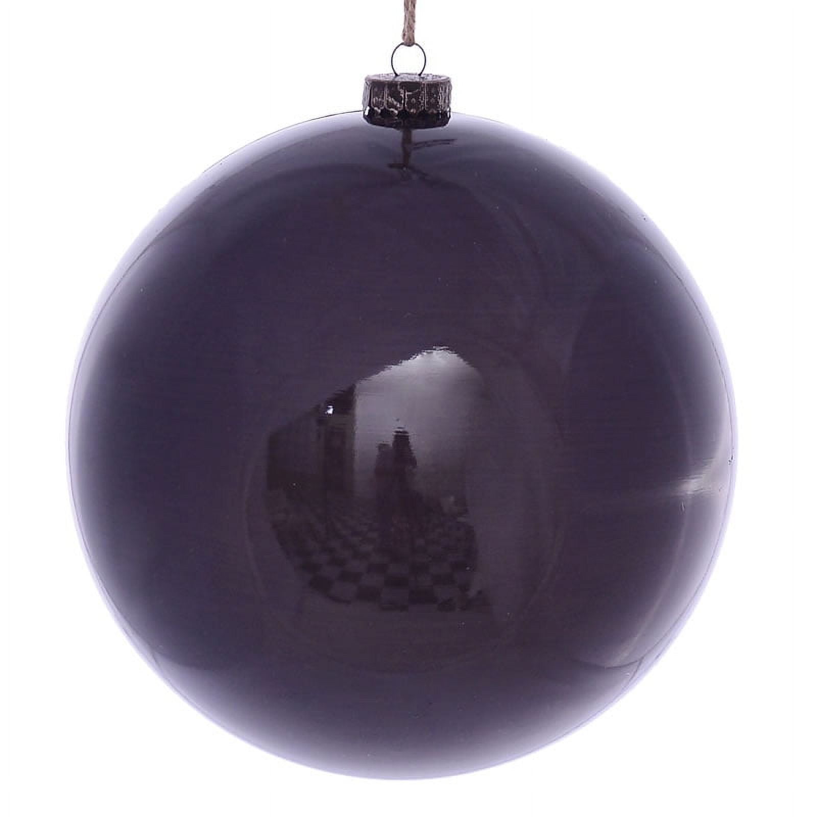 Vickerman 8" Plum Wood Grain Ball Ornament. These ornaments are the ...