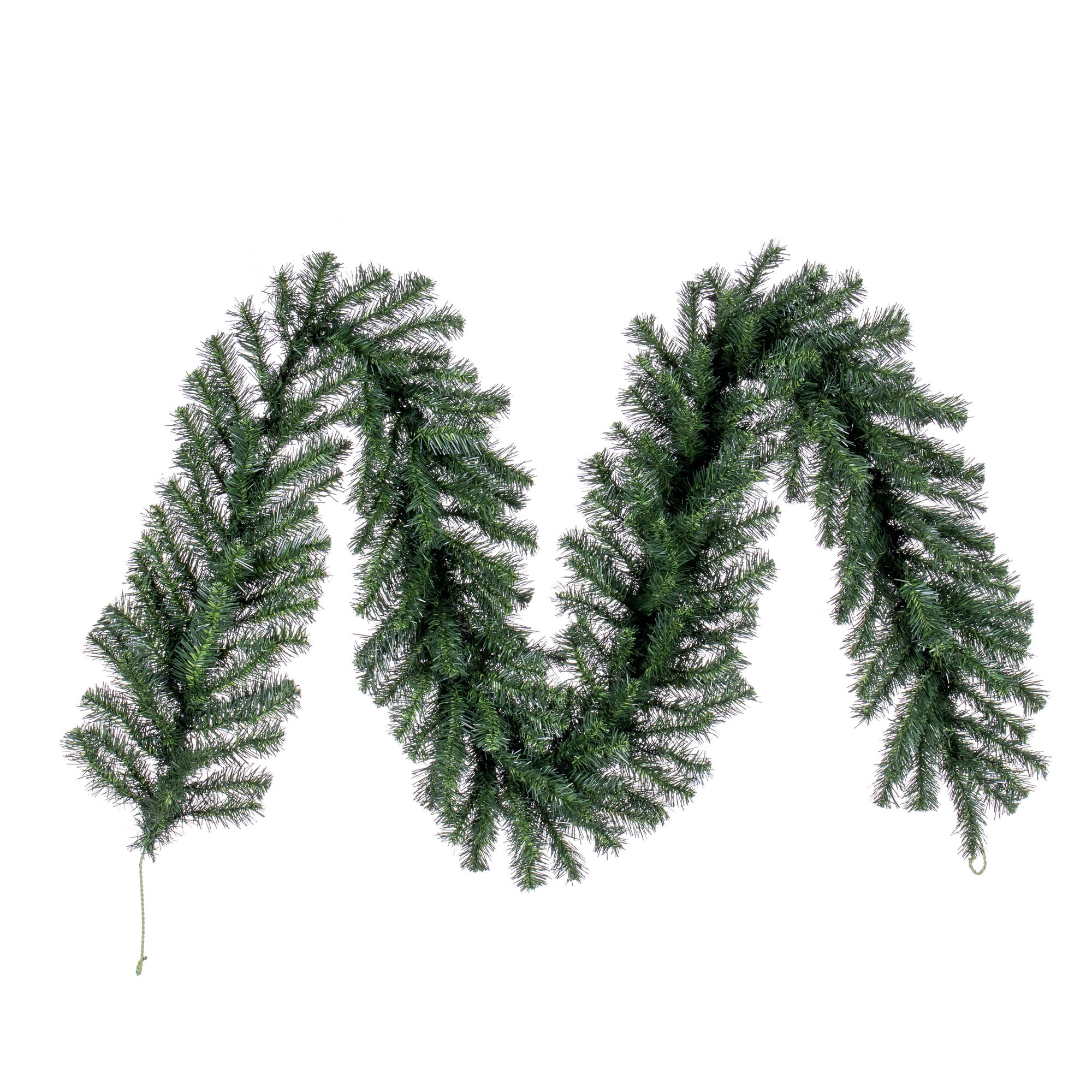 Vickerman 9' Douglas Fir Christmas Garland, Unlit, Indoor, Lush Green ...