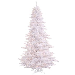 Vickerman 4' 5' 6' Natural Alpine Artificial Christmas Tree Set, Warm ...