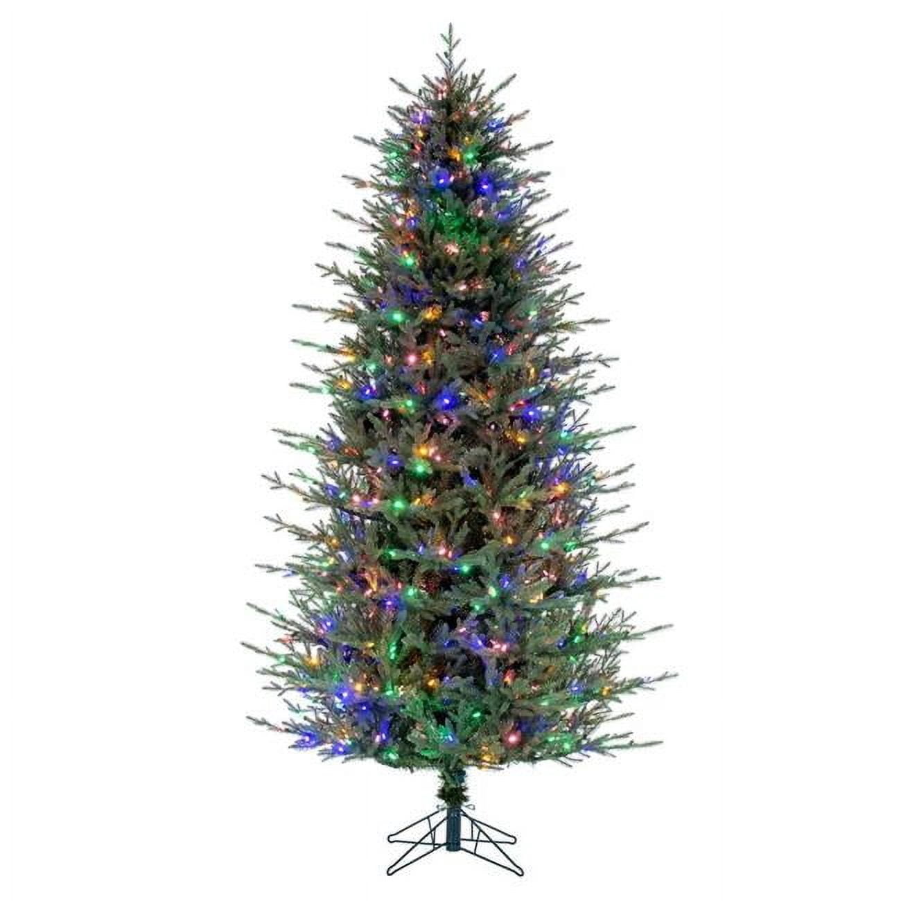 Vickerman A110277LED 7.5 ft. x 50 in. Slim Itasca Fraser Fir 700MU ...
