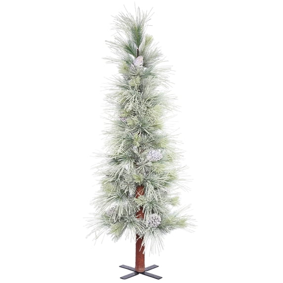 Vickerman Artificial Christmas Tree 5' x 31" Frosted Norway Alpine Tree ...
