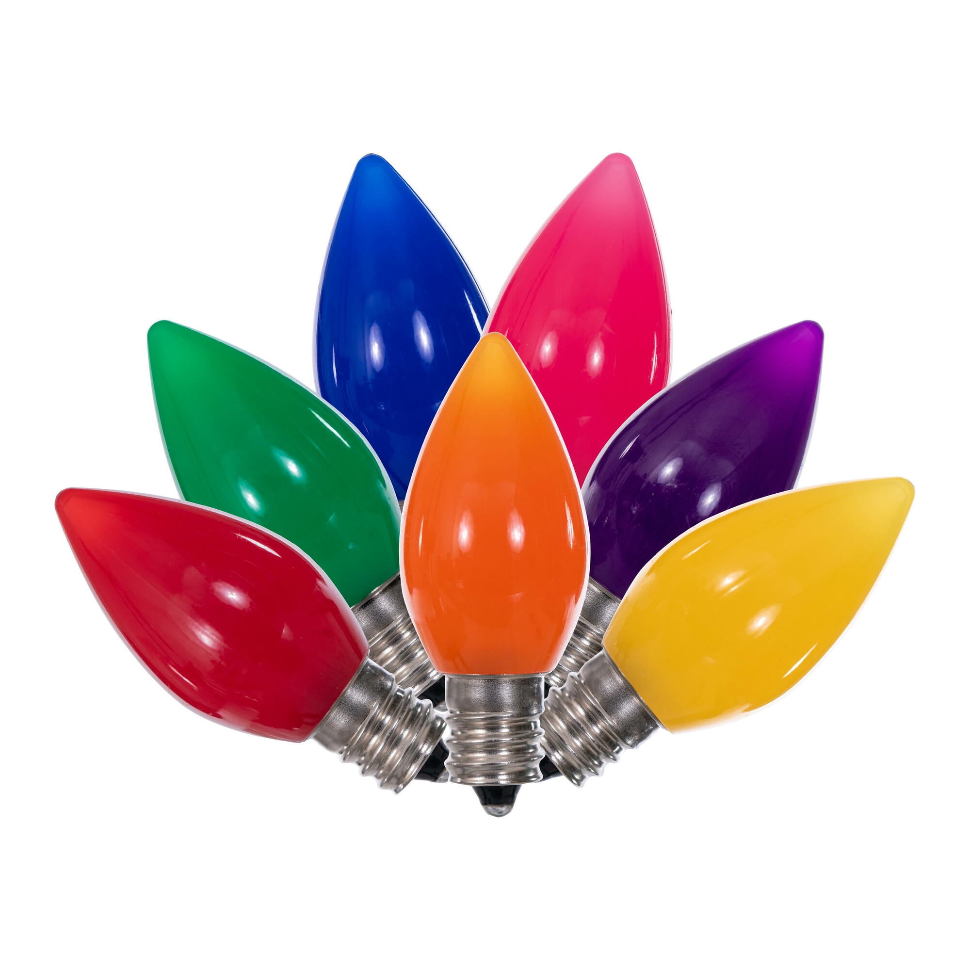 Vickerman C7 Ceramic LED Multi Bulb Nickel Base, .6 Watts, 25 Bulbs per ...