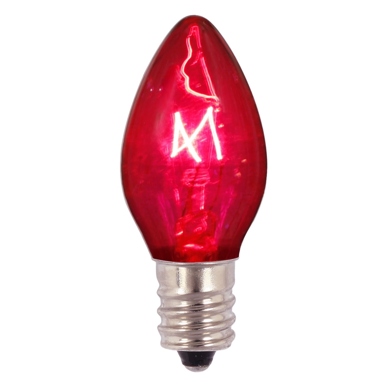 Vickerman C7 Transparent Pink Twinkle Replacement Bulb, 5 watts, 120 ...
