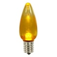 Vickerman C9 Twinkle Transparent Plastic LED Yellow Dimmable Bulb, E17 ...