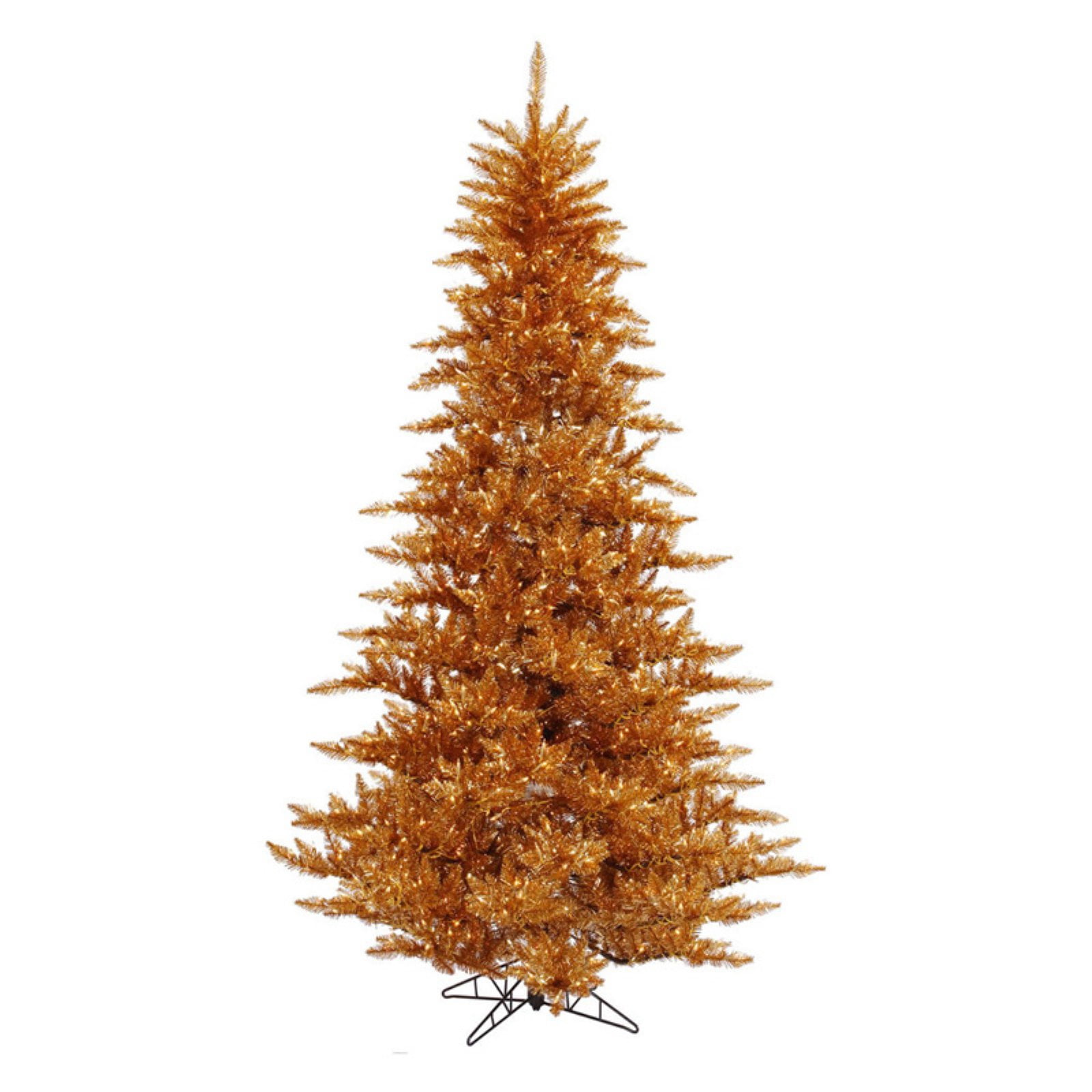 Vickerman Copper Slim Fir Pre-lit Christmas Tree - Clear - Walmart ...