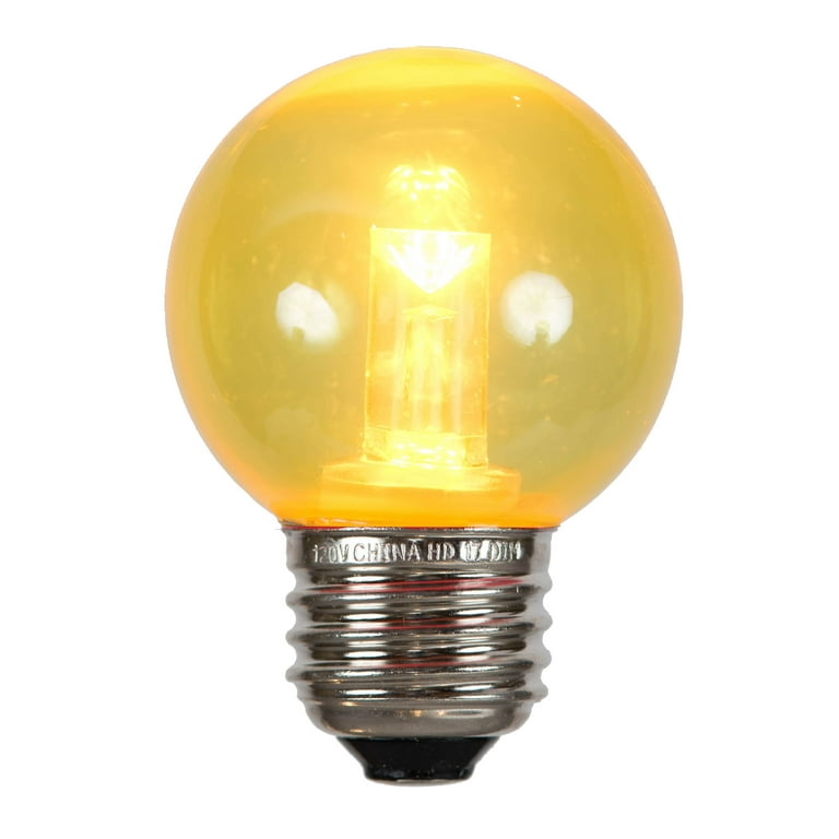 Vickerman 100 Watt Equivalent Yellow E26 Led Light Bulb NEW Ceramic