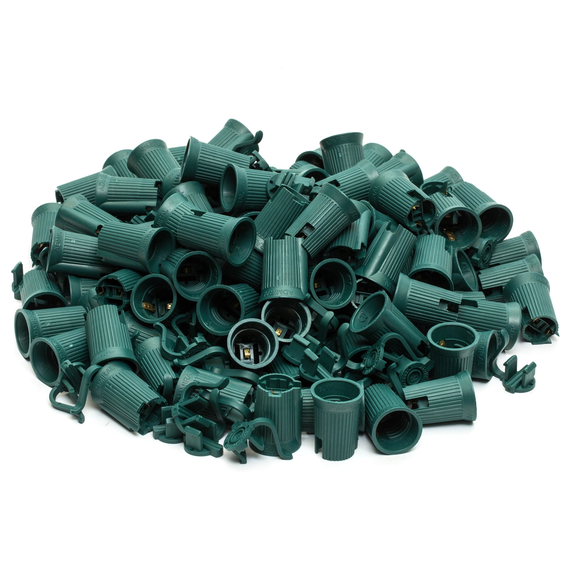 Vickerman Green C9 Snap-On Socket SPT-2, 18 Wire Gauge, package of 25 ...