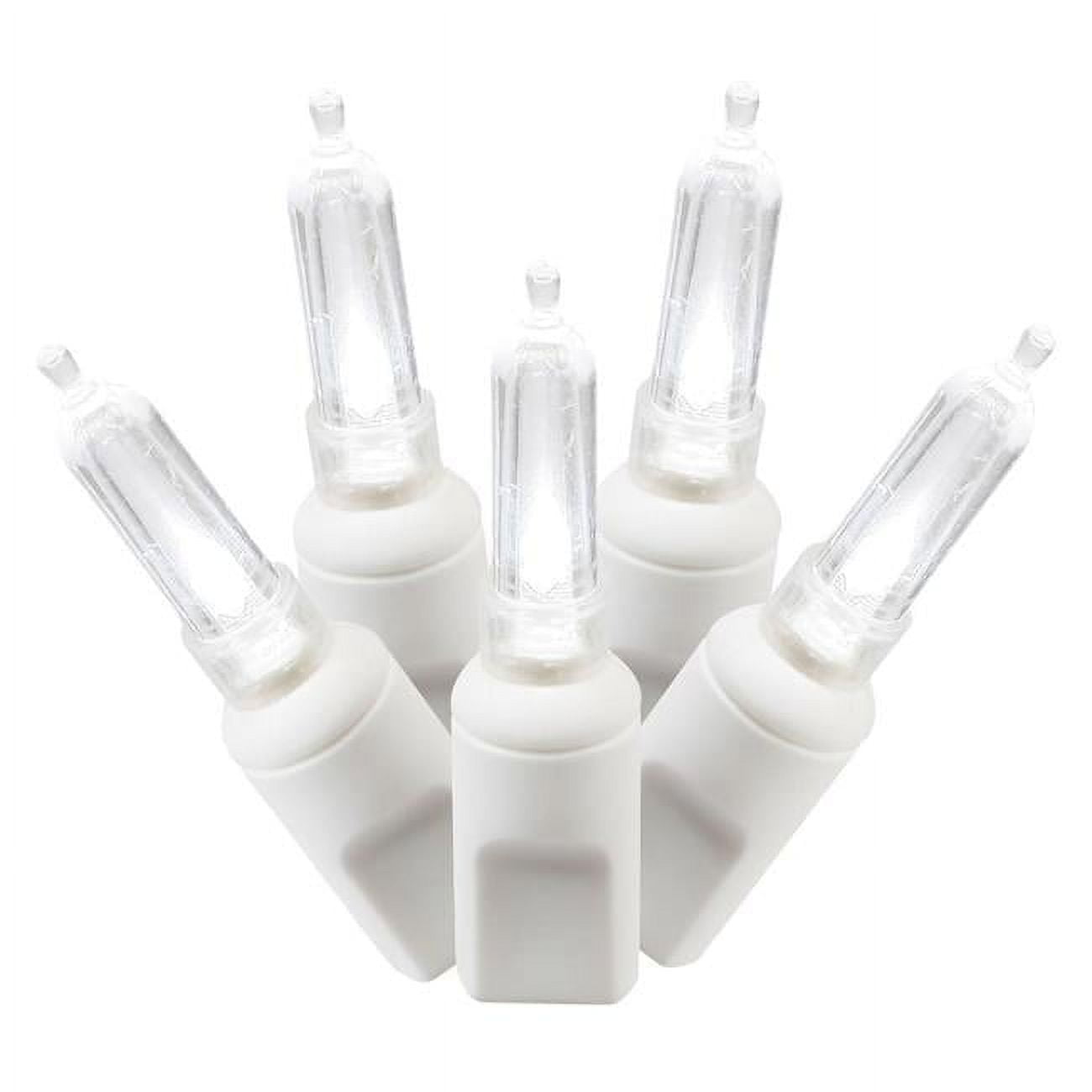Vickerman LED White Wire Italian End Connecting 4 in. Spacing 34 ft ...