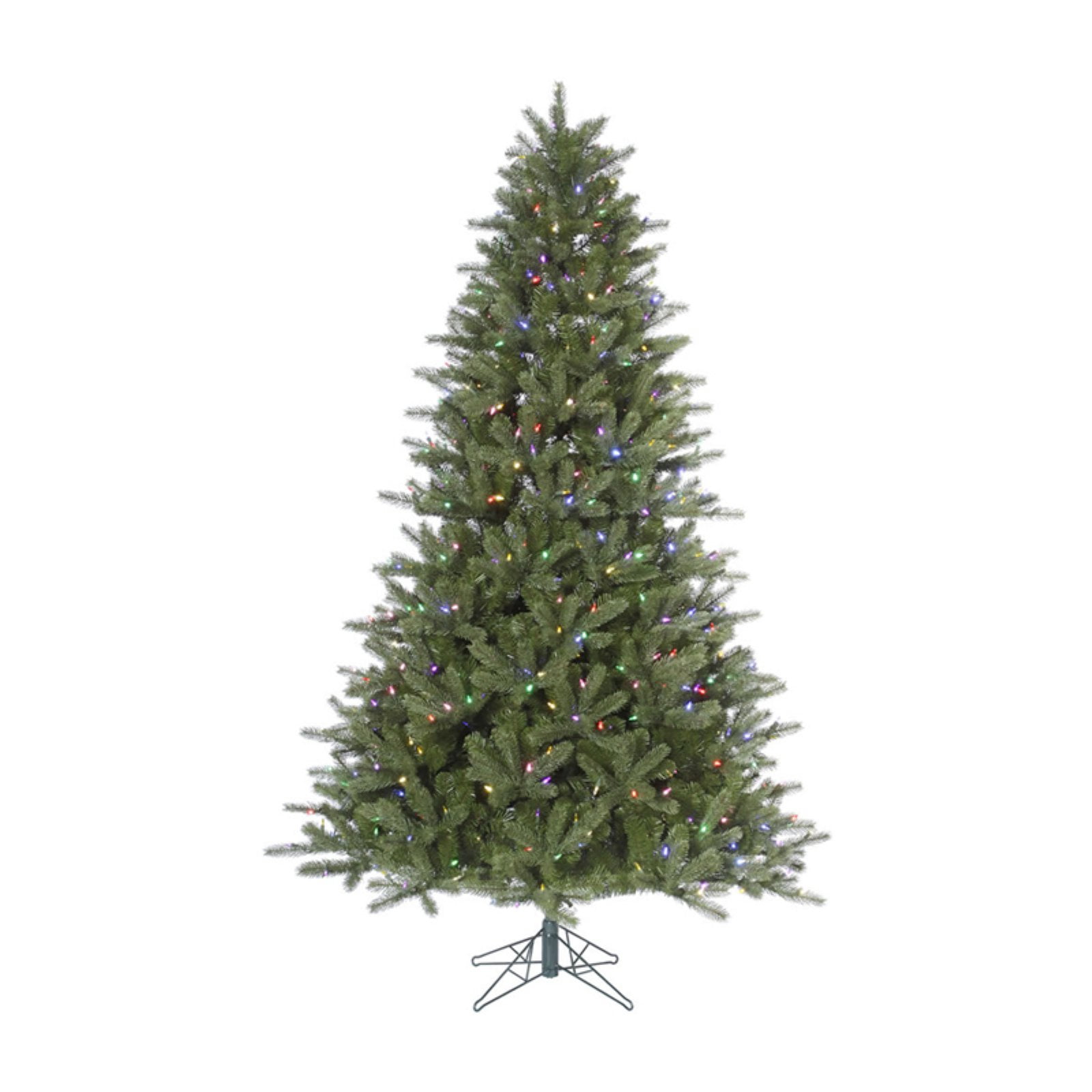 Vickerman Pre-Lit Kennedy Fir Tree with 350 Multicolored Italian LED ...