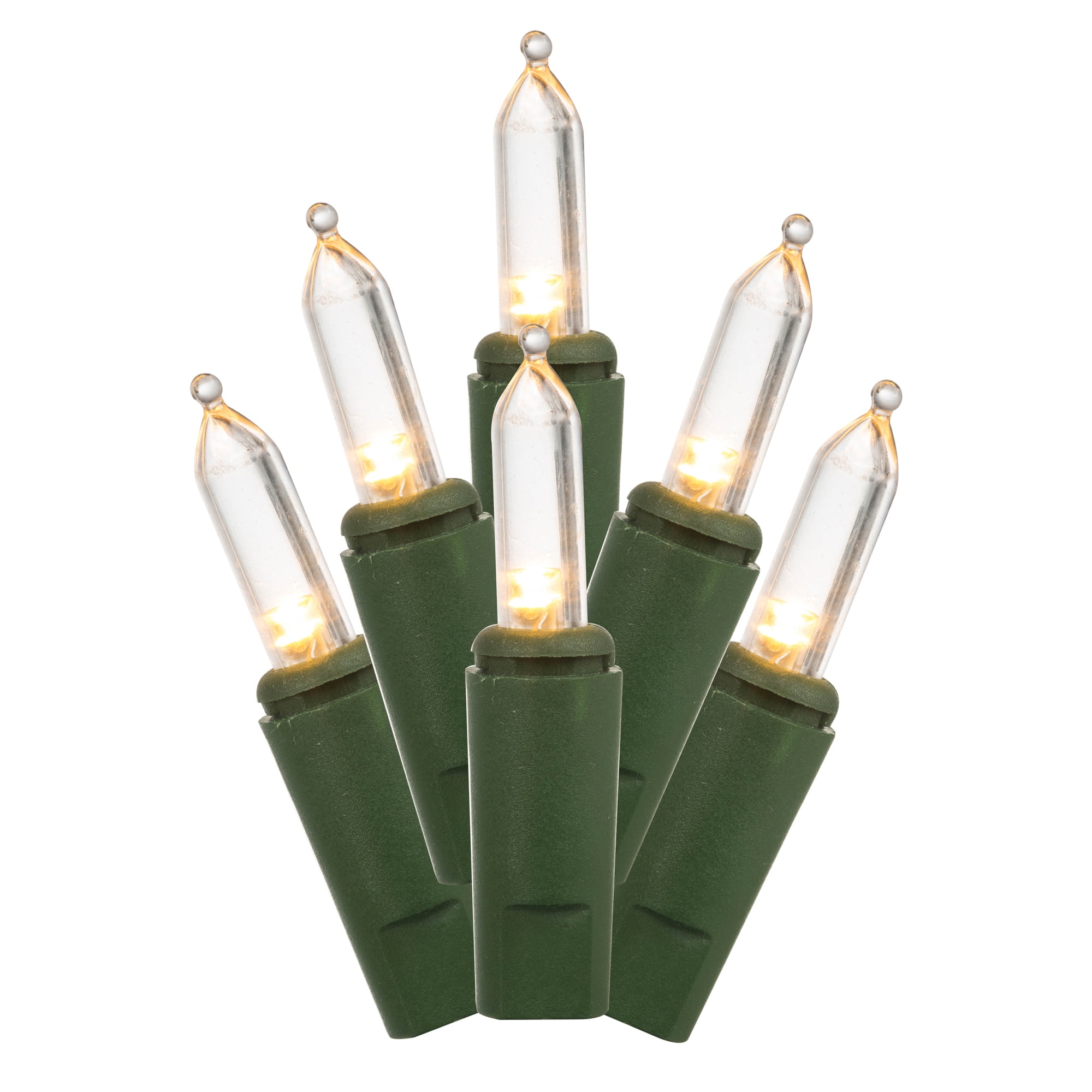 Vickerman Warm White Dura-Lit LED Christmas Light Replacement set. 50 ...
