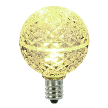Vickerman C7 Faceted LED Cool White Replacement Bulb .96W - Walmart.com