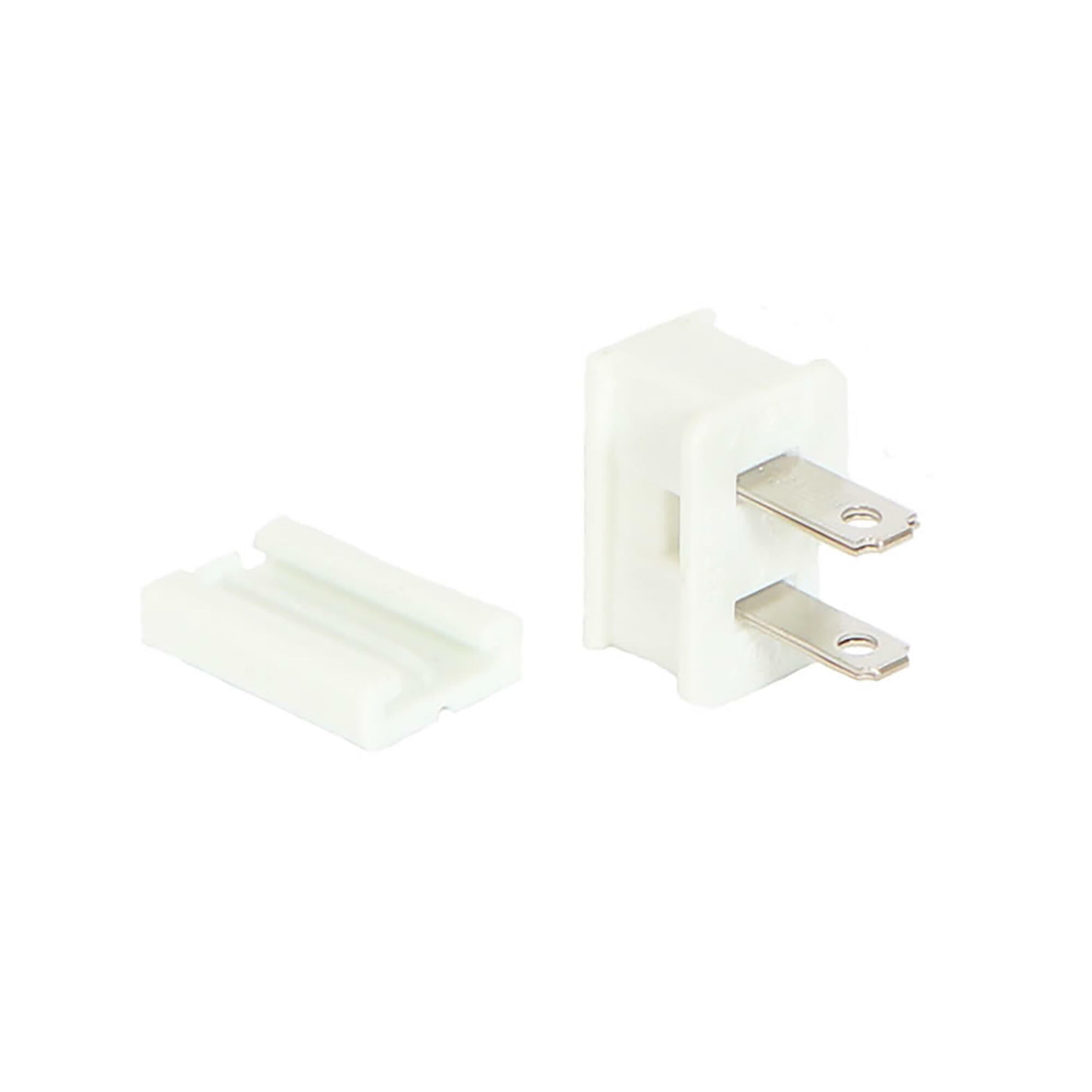 Vickerman White Male Slide-On Plug for SPT-1, 18 Wire Gauge, 10 per ...