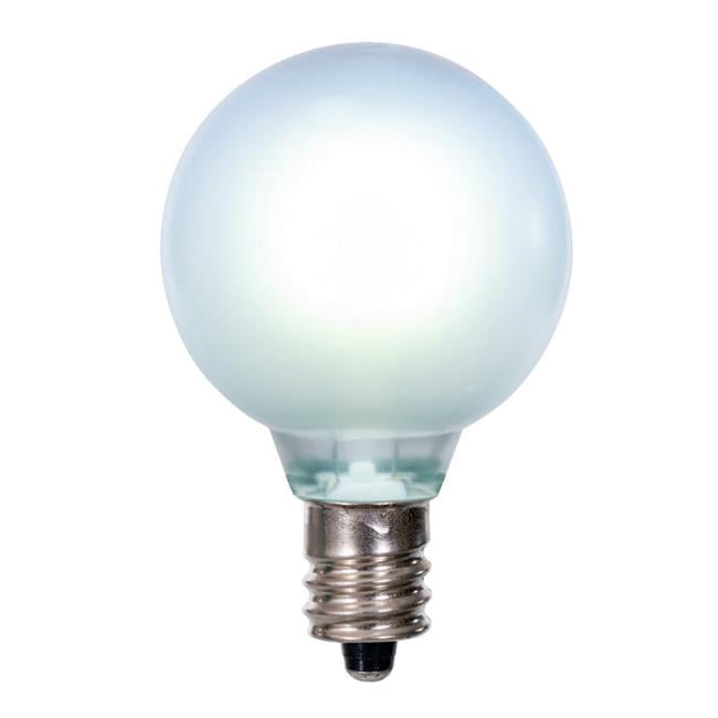 Vickerman XG40FU10-25 0.6W G40-E12 Frosted Filament Pure White Bulb ...
