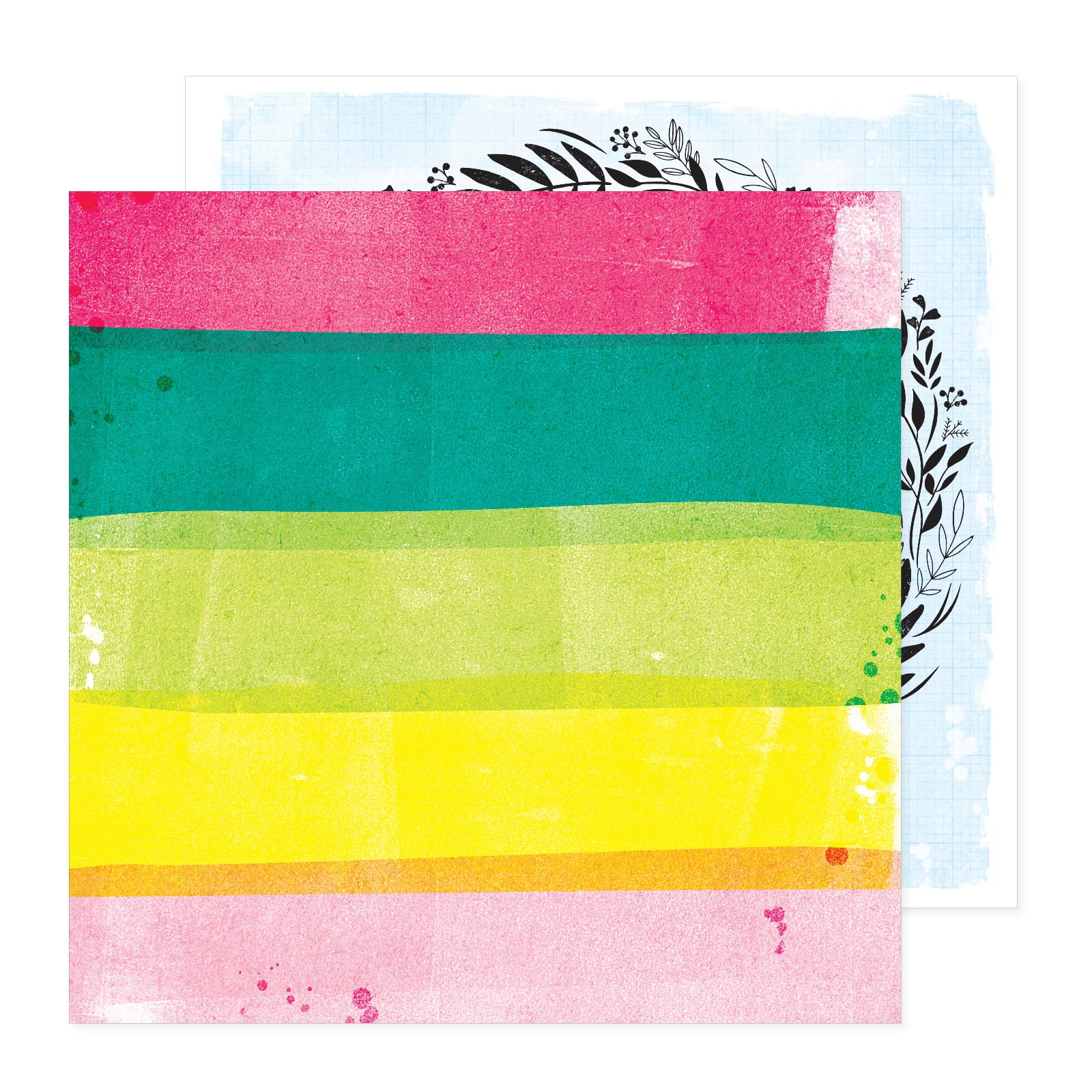 Vicki Boutin Bold And Bright Double-Sided Cardstock 12"X12"-Rainbow ...