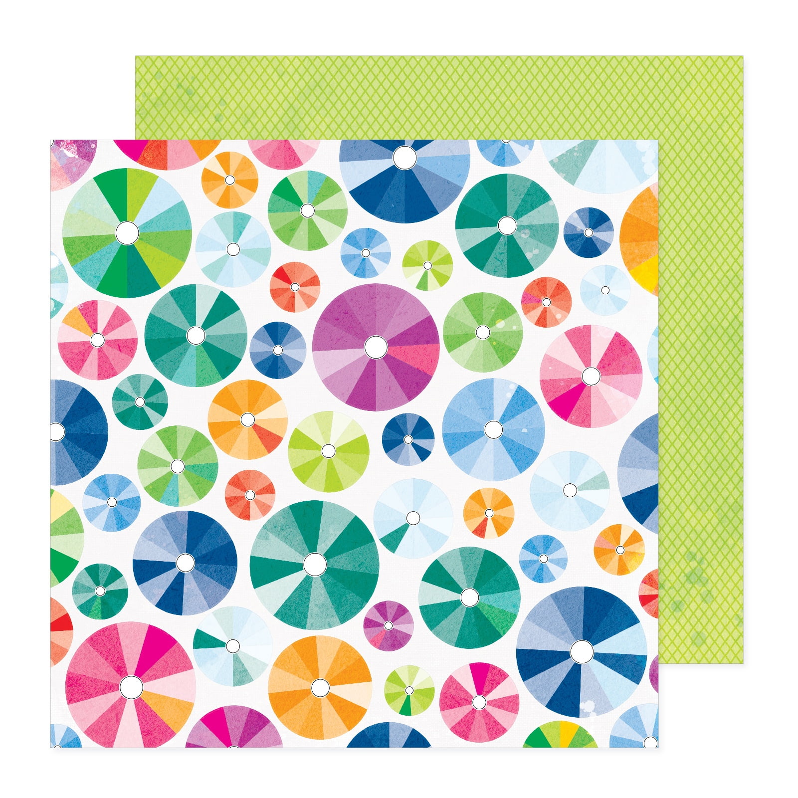Vicki Boutin Bold And Bright Double-Sided Cardstock 12"X12"-Spinning ...
