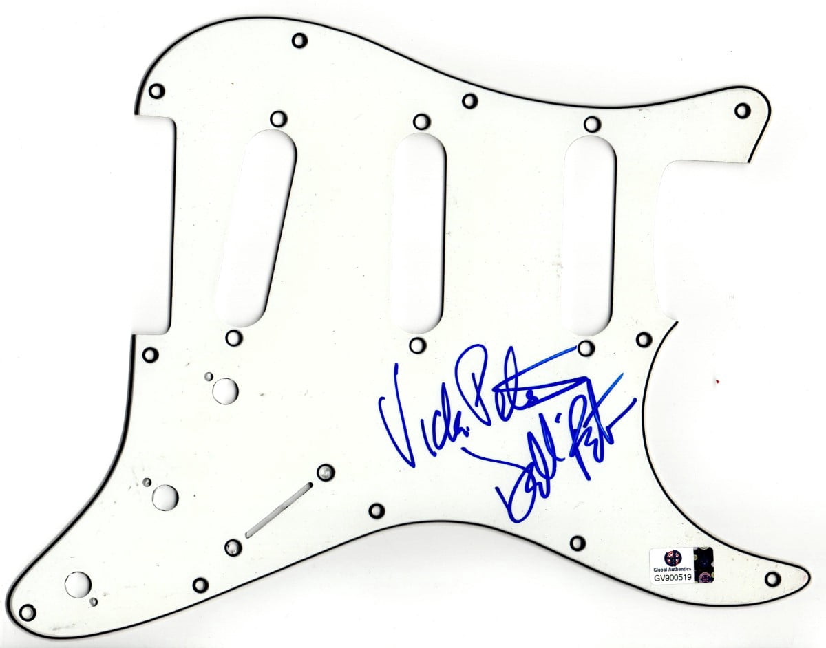 Vicki Peterson Debbi Peterson Signed Autograph Guitar Pickguard Bangles ...