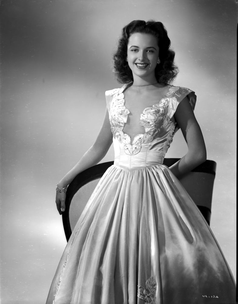 Vickie Lester on a Dress Leaning and smiling Photo Print (8 x 10 ...