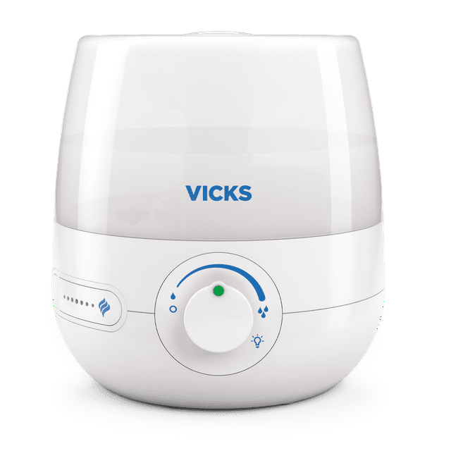 Vicks 0.6 Gallon Natural Care Cool Mist Ultrasonic Humidifier, 200 sq ...