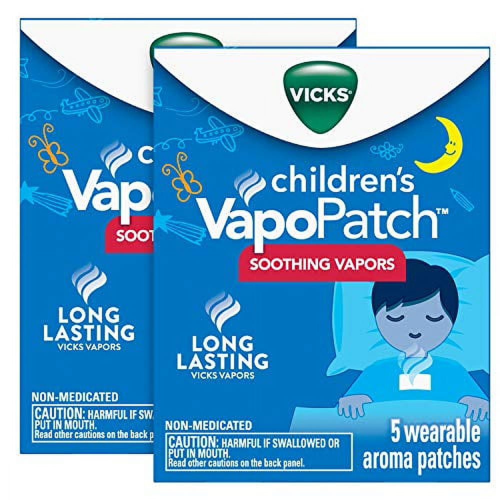 Vicks Children's VapoPatch, Wearable .. Mess-Free Aroma Patch, Soothing ...