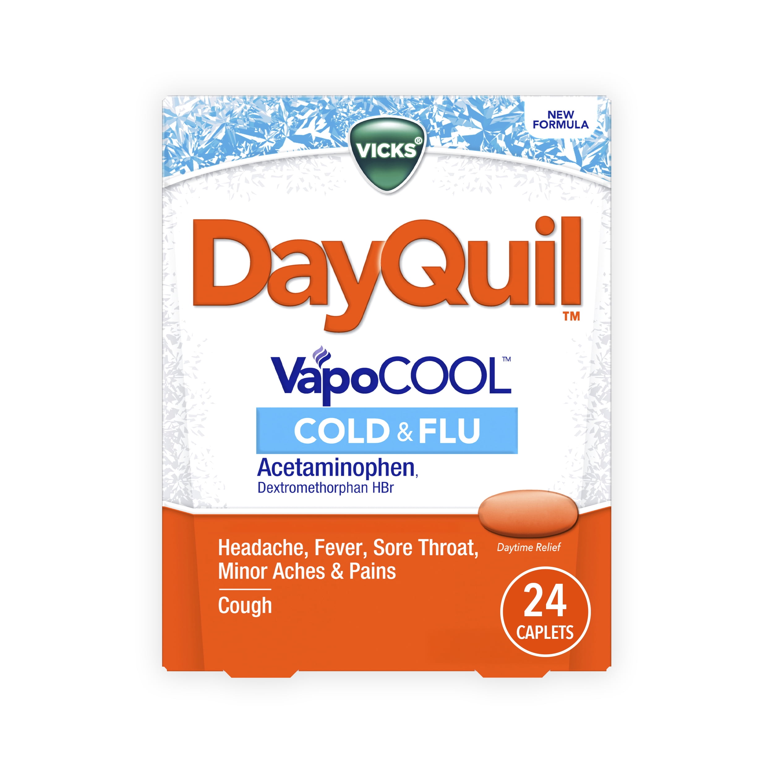 Vicks DayQuil Severe Cold and Flu Caplets, Cold and Flu Medicine for ...