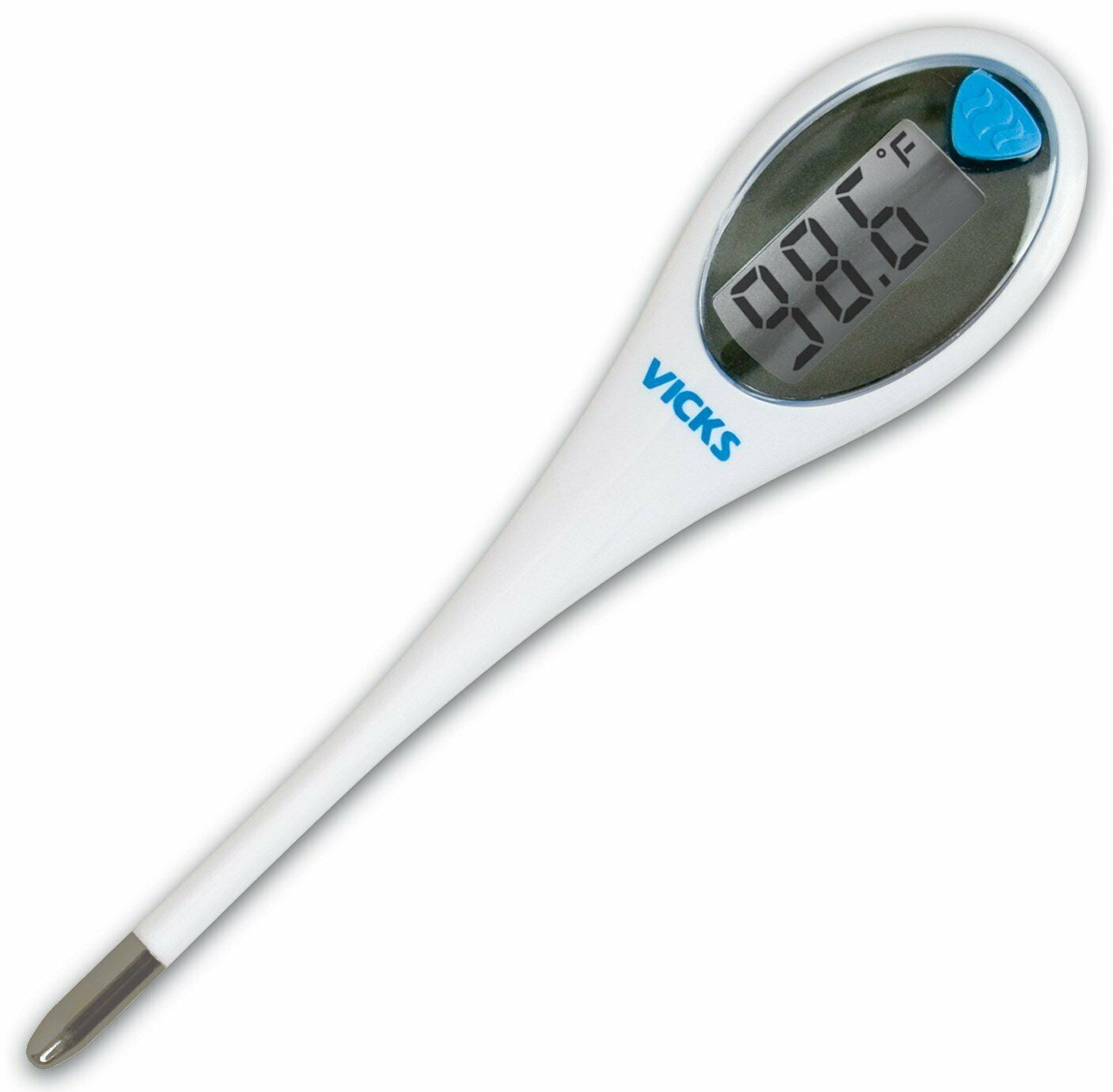 Vicks Digital Feature Fever Signal Waterproof Thermometer, 1ct, 2-Pack ...
