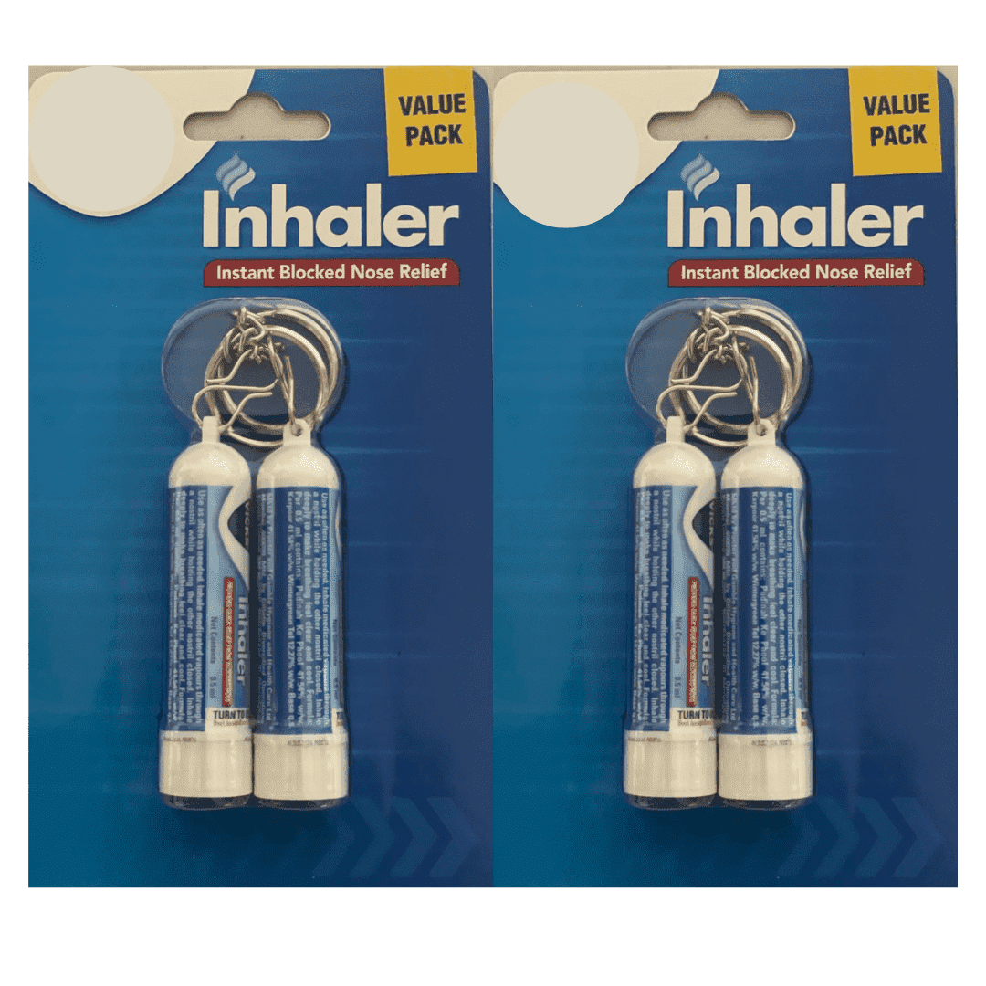 Vicks Inhaler Nasal Congestion Cold Allergy Block Nose Relief 4 Pack 0 ...