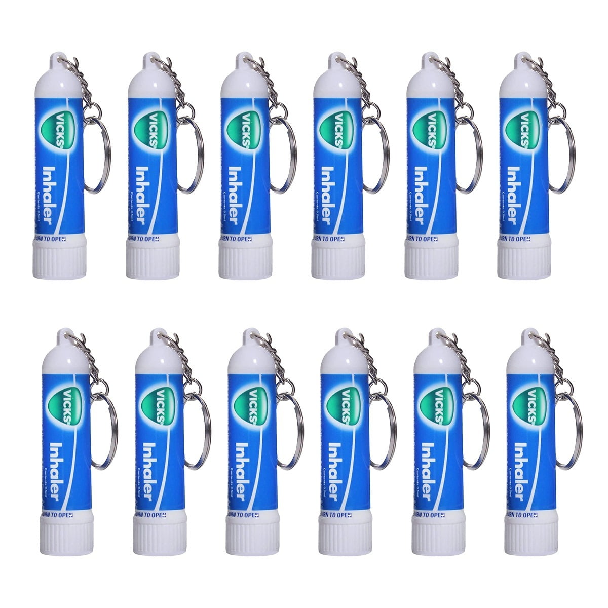 Vicks Inhaler Nasal Vapor Breather Tubes -0.5ML Tubes-12 Tubes Total ...