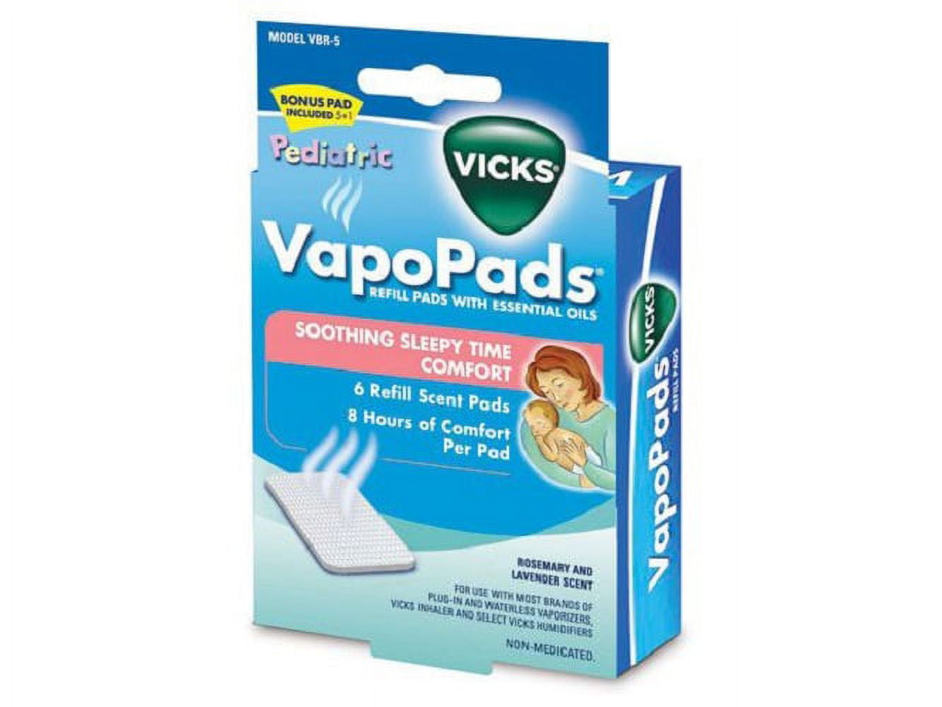 Vicks Pediatric VapoPads 6 Pack, VBR-5-V HSA/FSA Eligible - Walmart.com