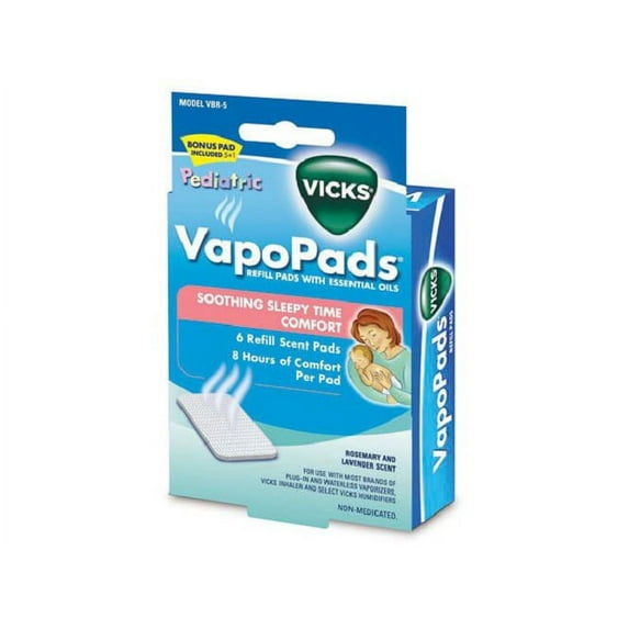 Vicks Pediatric VapoPads 6 Pack, VBR-5-V HSA/FSA Eligible - Walmart.com